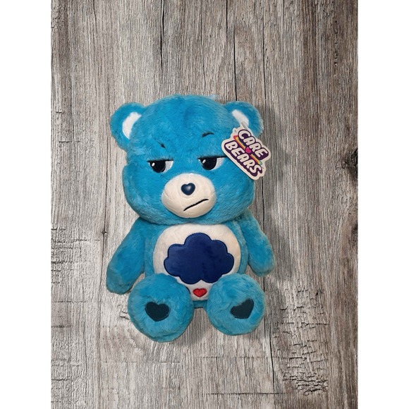 Care Bears | Toys | Care Bears Grumpy Bear Plush Blue Clouds Rain ...